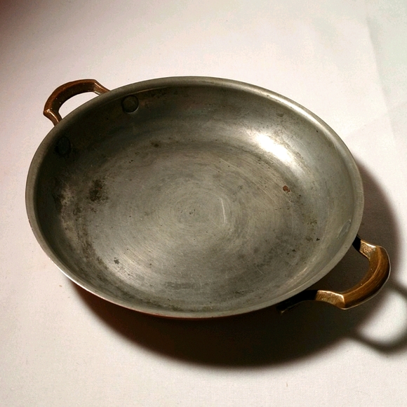 Vintage Shallow Baking Dish | Kitchen | Vintage Coppercolor Bottom ...